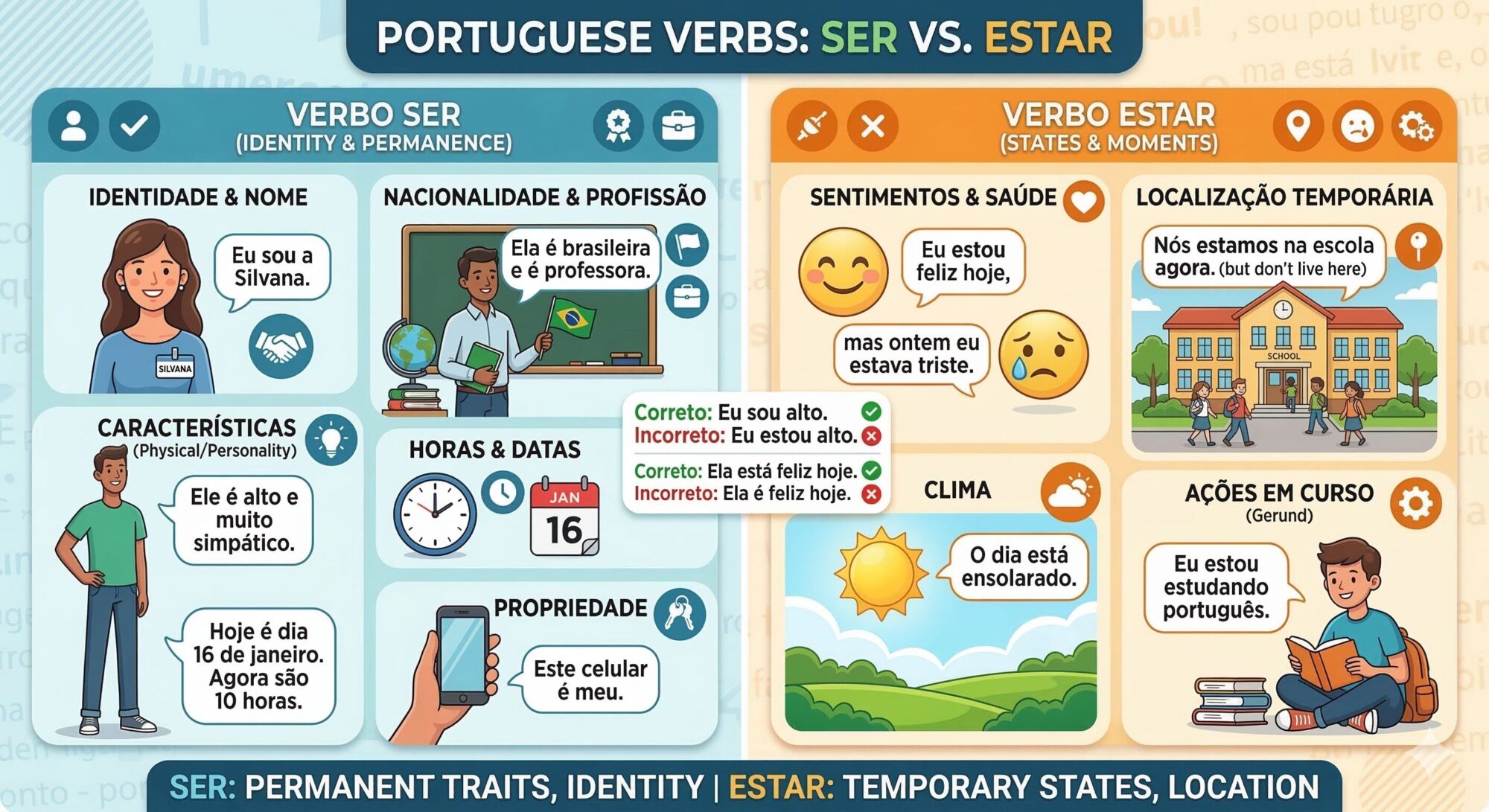Basic Portuguese Grammar (A1–A2) – Complete Guide for Beginners
